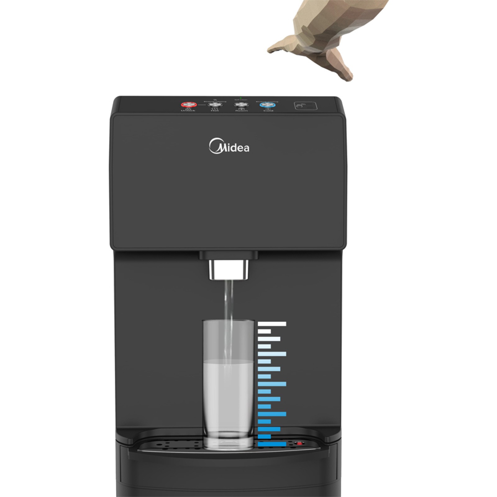 TOUCHLESS PLUMBED IN WATER DISPENSERS MIDEA JL 1844S - MIDEA | WATER ...